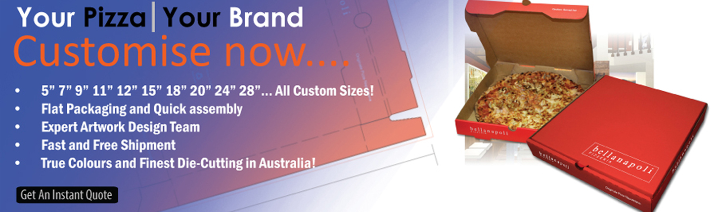 Custom Printed High Quality Pizza Boxes in London | Corrugated ...